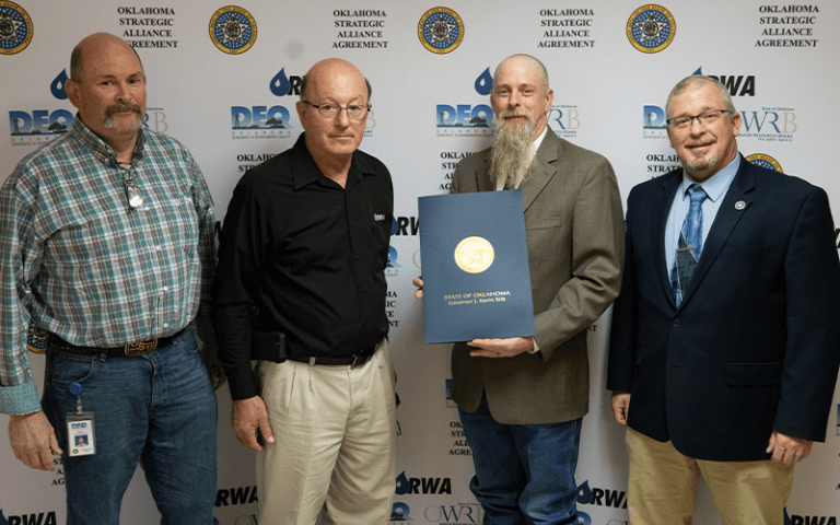Hughes County Rural Water District #6 Honored - Oklahoma Rural Water ...